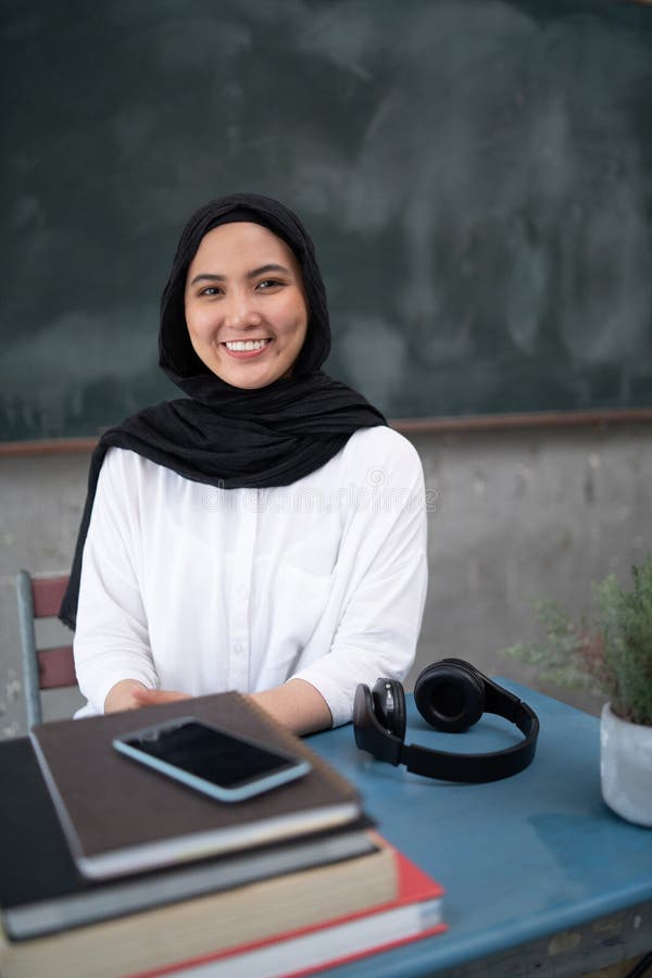 Student Studying in a Class Room Stock Photo - Image of isolated, room ...