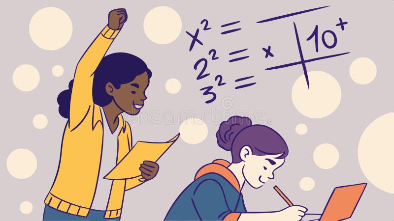 Student Studying with Laptop, Education and Learning Illustration ...