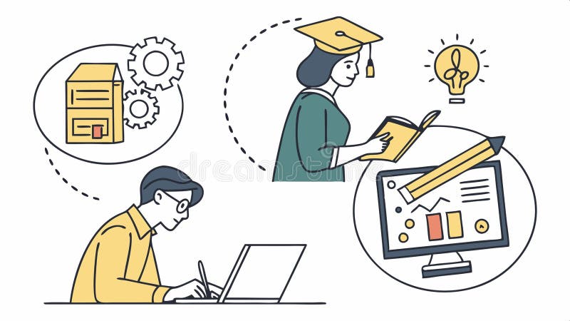 Student Studying Online, E,learning, Digital Education, Online Study ...