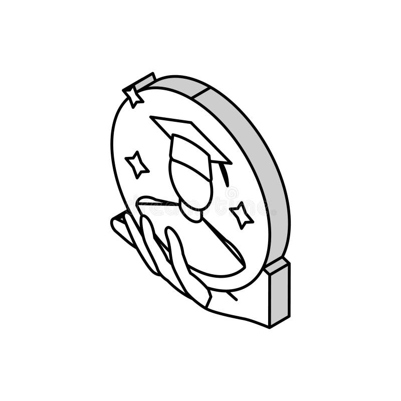 Student Support Online Learning Platform Isometric Icon Vector ...