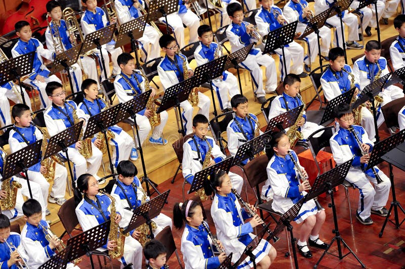 Student Symphonic Band Perform on Concert Editorial Image - Image of ...