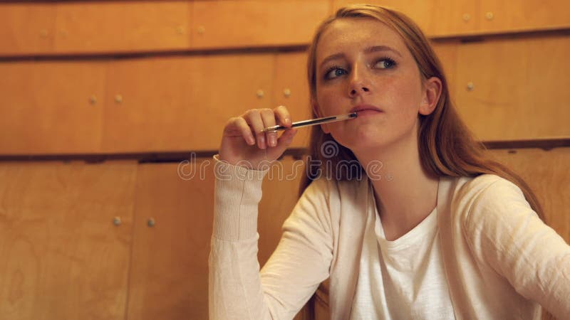 Student Taking Down Notes in Class Stock Video - Video of person, adult ...