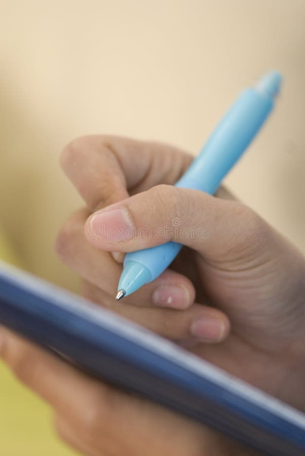 Student Taking Notes in University Stock Photo - Image of exam ...