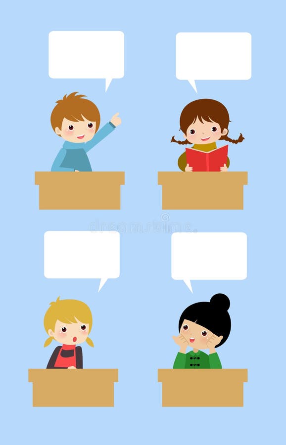 Children and book stock vector. Illustration of classmates - 12063777