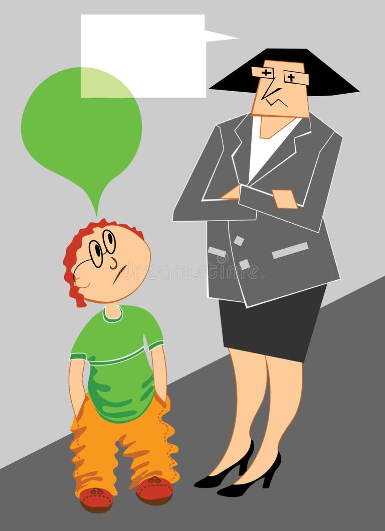 Teacher Angry Student Stock Illustrations – 472 Teacher Angry Student ...