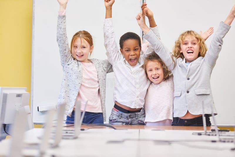 Student Team is Doing a Computer Training Stock Photo - Image of ...