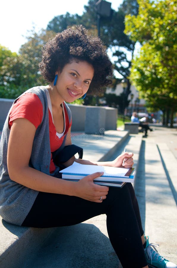Student with Text book stock image. Image of beautiful - 10659975