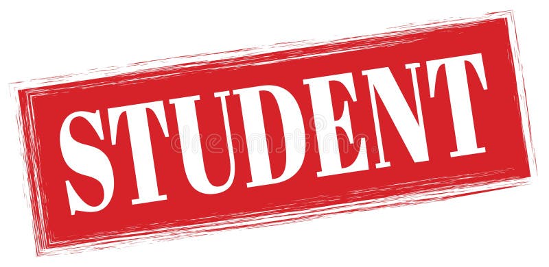 STUDENT Text Written on Red Stamp Sign Stock Illustration ...