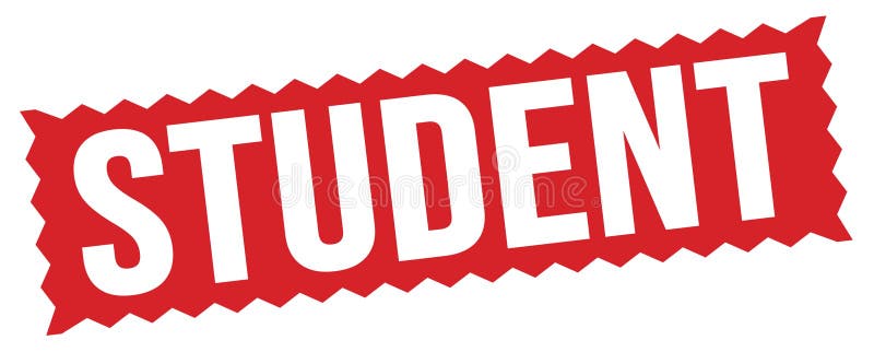 STUDENT Text Written on Red Stamp Sign Stock Illustration ...