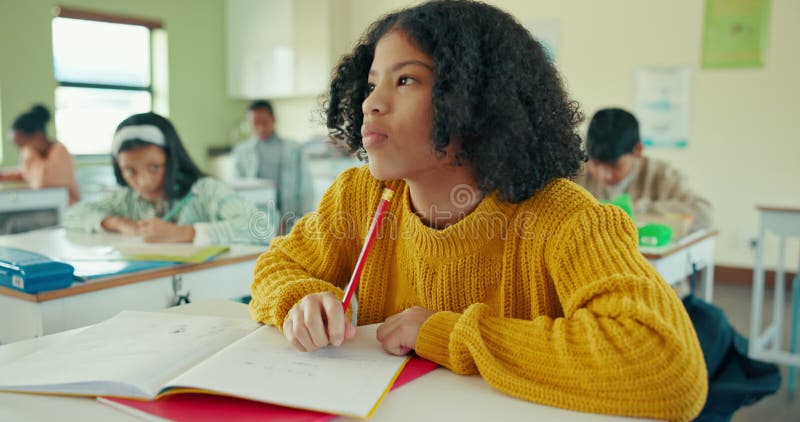 Student, Thinking and Girl Child in School with Writing for Learning ...