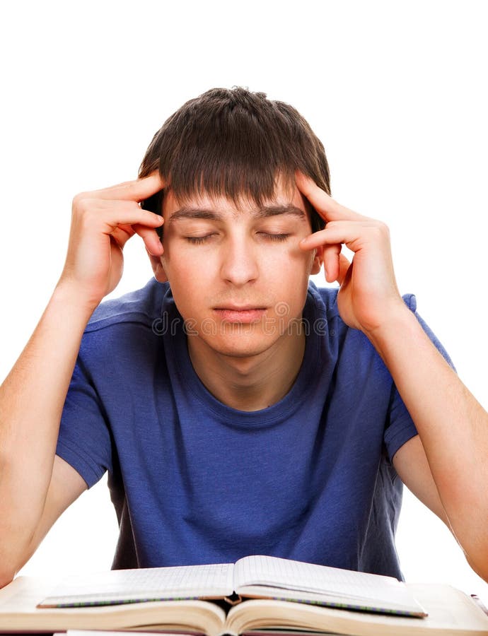 Student is Thinking stock photo. Image of desk, count - 151783408