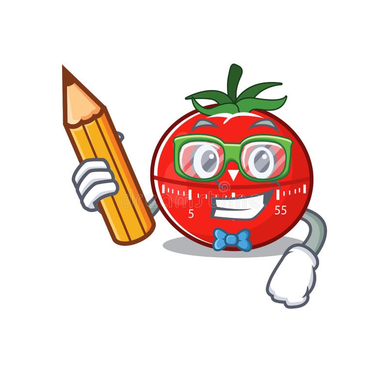 A Student Tomato Kitchen Timer Mascot Design Study at Home during ...