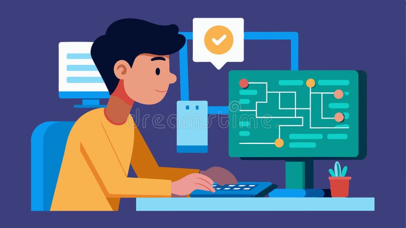 A Student Tracing Their Finger Over a Diagram of a Circuit while ...