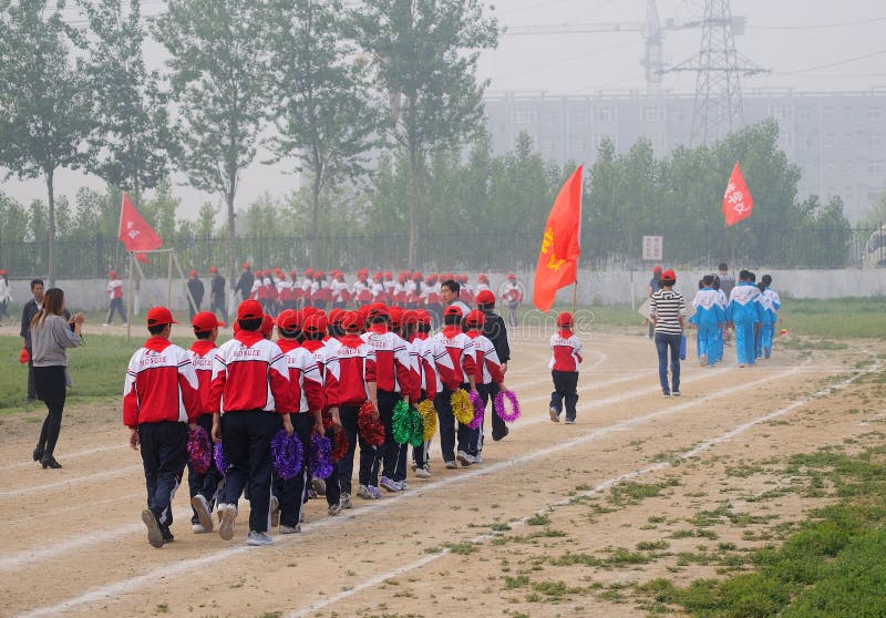 Student Track and Field Games Editorial Photography - Image of children ...