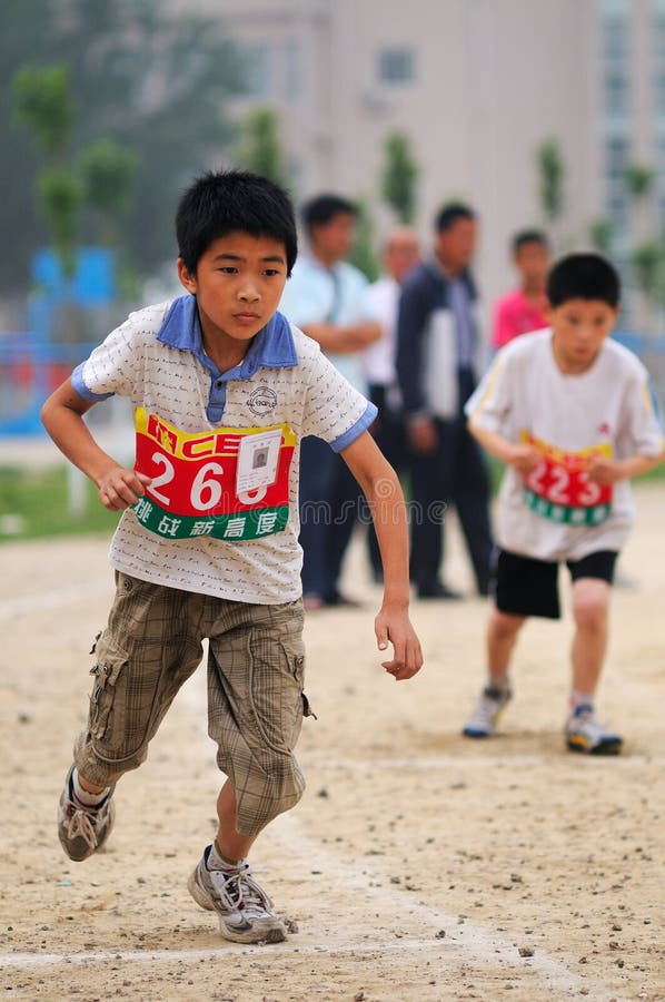 Student Track and Field Games Editorial Stock Image - Image of sports ...