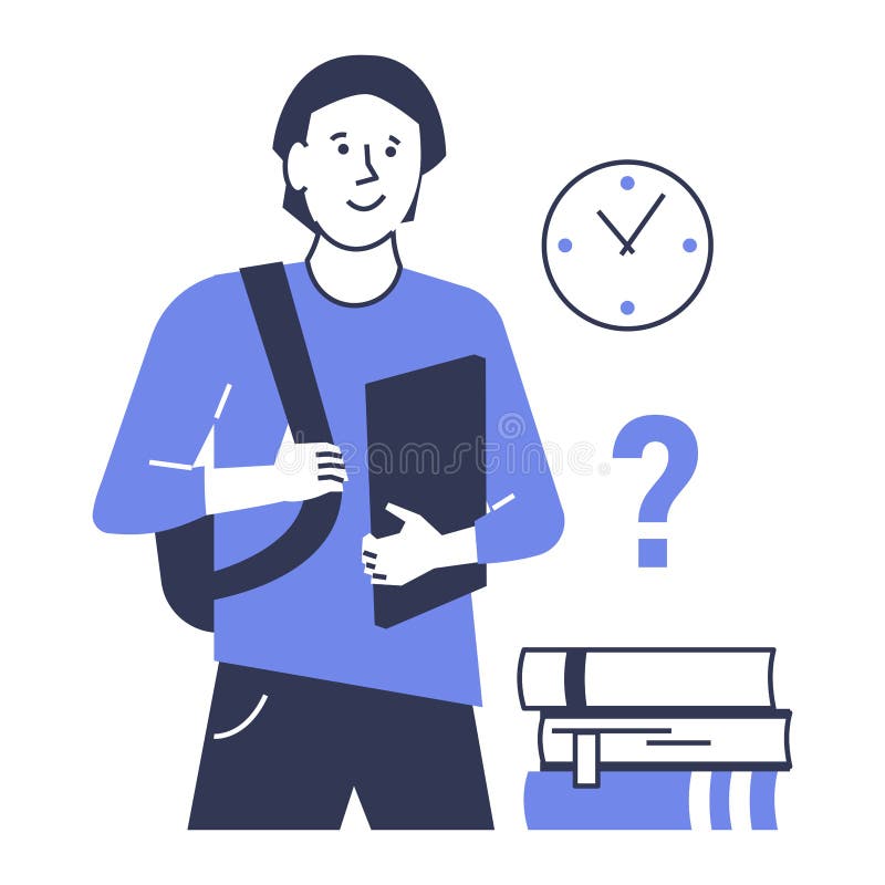 Student, Trainee, Job Applicant. Stock Vector - Illustration of ...