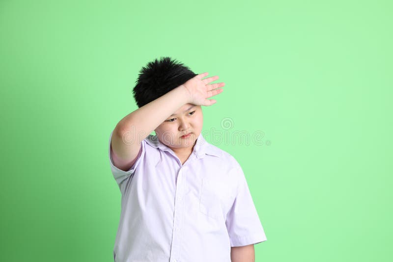 Asian Child Sweating Isolated Stock Photos - Free & Royalty-Free Stock ...