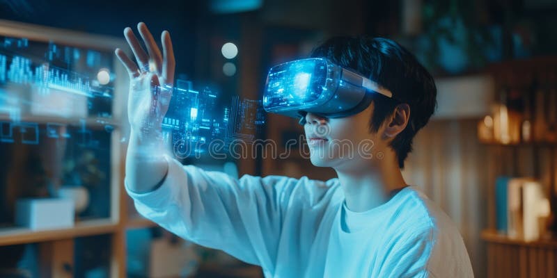 A Student Uses a VR Headset and AI in a Creative, Innovative Classroom ... A Student Uses a VR Headset and AI in a Creative, Innovative Classroom ...