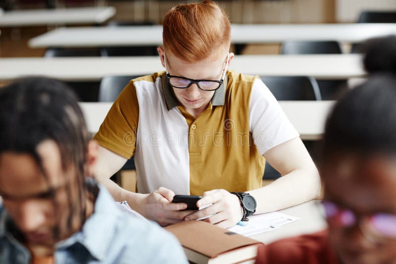 Student Using Smartphone in Class Stock Image - Image of internet, boys ... Student Using Smartphone in Class Stock Image - Image of internet, boys ...