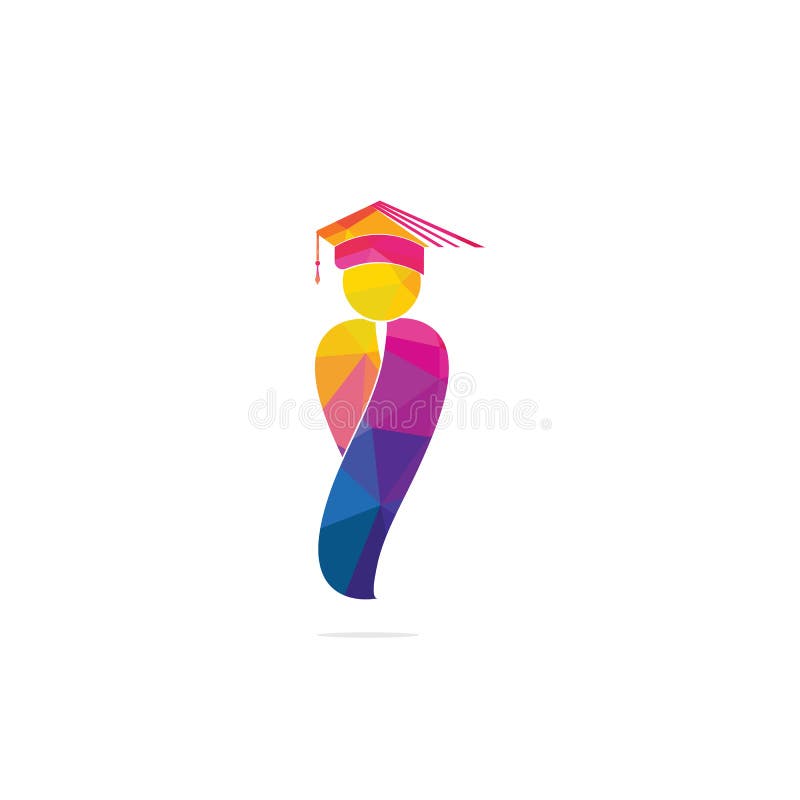 Student Vector Logo Design. Education Logo Sign. Stock Vector ...
