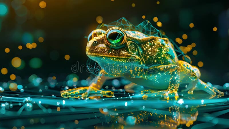 A Student Virtually Dissecting a 3D Frog through Their 5Genabled Tablet ...