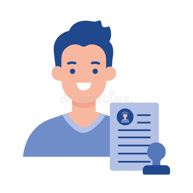 Student Visa Application Study Stock Vector - Illustration of ...