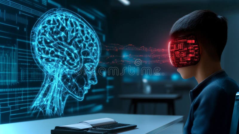 Student Visualizing Knowledge through Futuristic Neural Technology in a ...