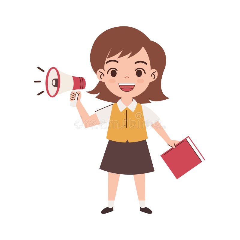 Student voice protest stock vector. Illustration of speaking - 370007244