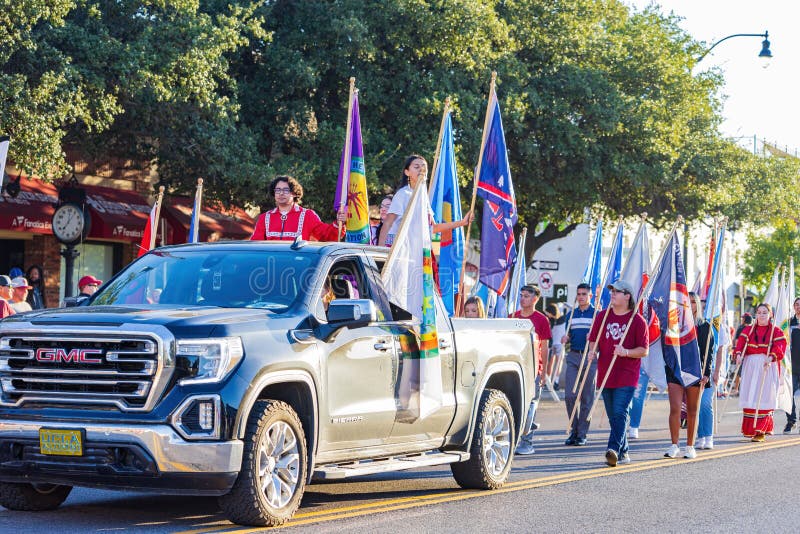 Student Walking in Homecoming Parade Editorial Photo - Image of daytime ...