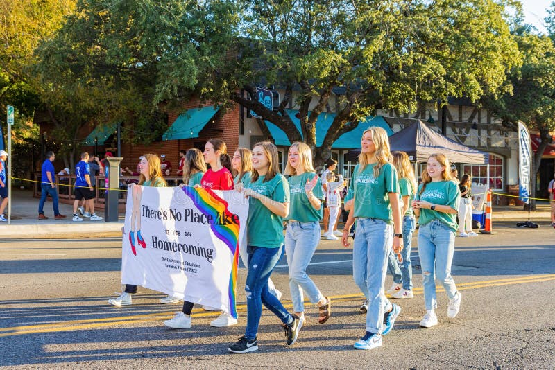Student Walking in Homecoming Parade Editorial Stock Photo - Image of ...