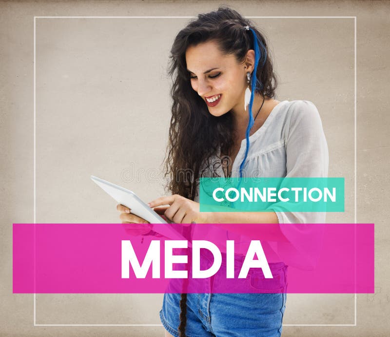 Student Connection Communication Internet Network Concept Stock Photo ...