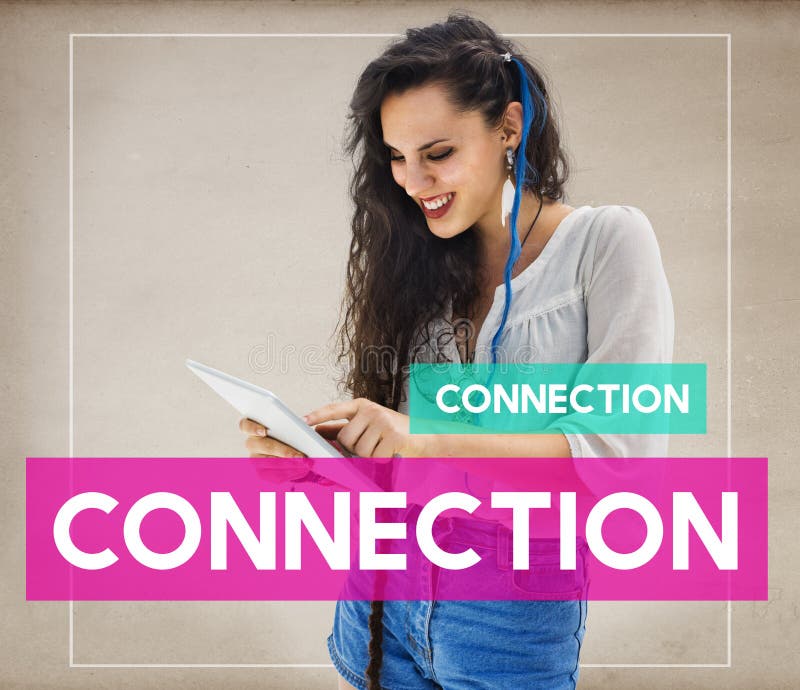 Student Woman Communication Connection Networking Concept Stock Image ...