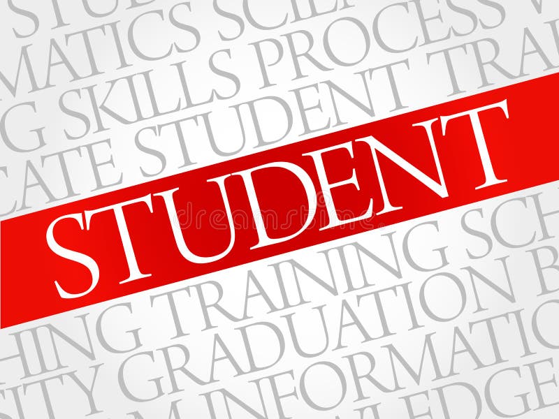 STUDENT word cloud stock illustration. Illustration of bachelor - 205521248