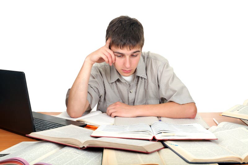 Student working stock photo. Image of learning, attention - 25958314