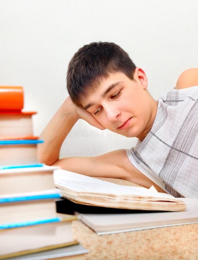 Student working at Home stock image. Image of overwork - 103668927