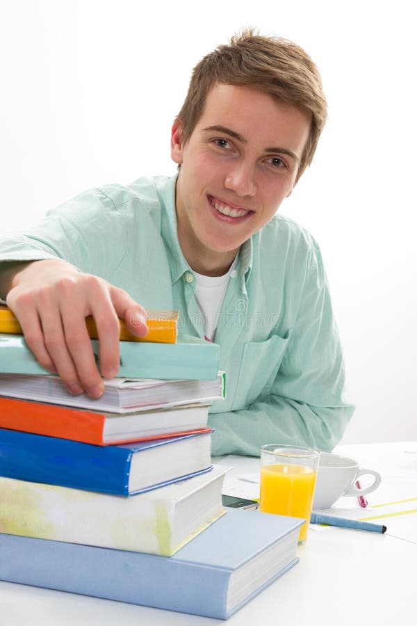 Student working stock image. Image of computer, college - 39417555