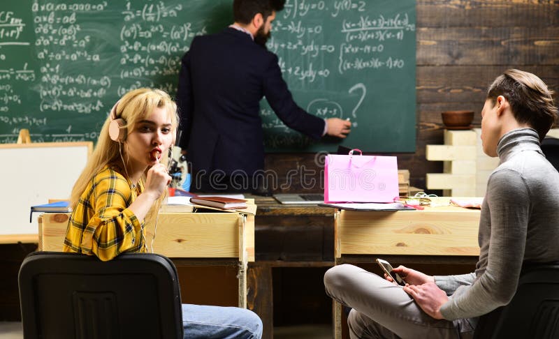 Student Writing Composition for Annual Exams Preparation. Students ...