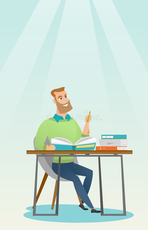 Concentration Cartoon Writing Stock Illustrations – 154 Concentration ...