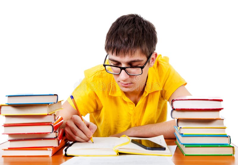 Student is writing stock image. Image of examination - 122107007