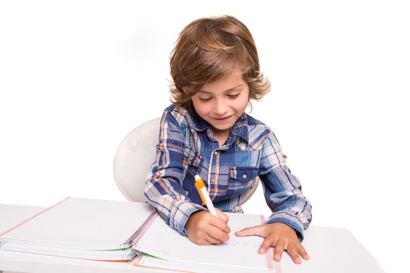Student writting stock photo. Image of class, school - 44812112