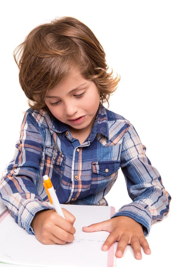 Student writting stock photo. Image of person, desk, table - 44812086