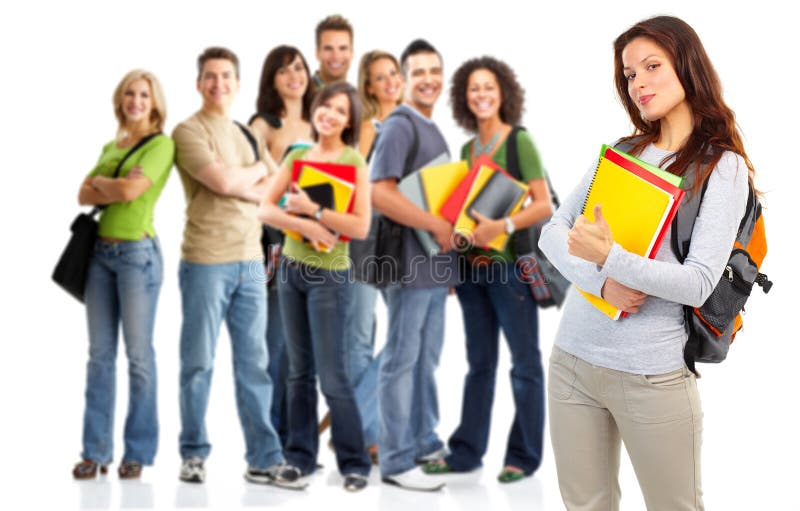 Multicultural College Students/Friends Stock Photo - Image of class ...