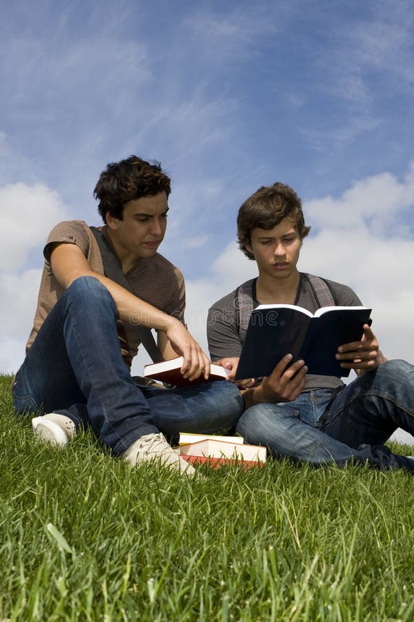 Students stock photo. Image of field, book, lifestyle - 14145416