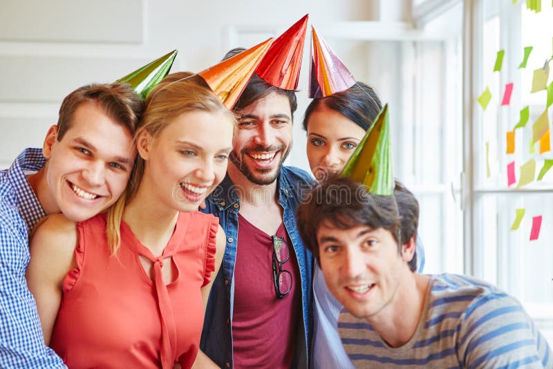Students As Friends Having a Party Stock Image - Image of students ...