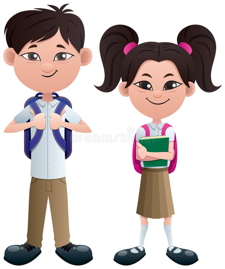 School Backpack stock vector. Illustration of pack, elementary - 20513937