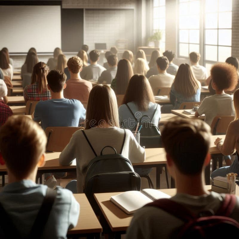 Classroom Students Behind Stock Illustrations – 304 Classroom Students ...