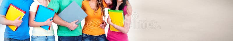 Students with books stock image. Image of experience - 92899407
