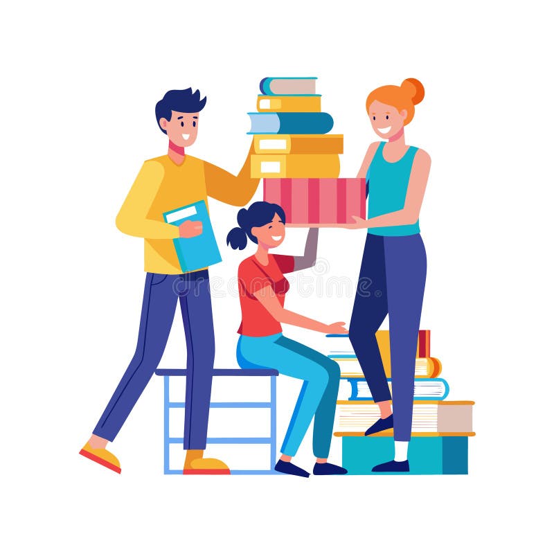 Students Carrying Books Together, Academic Assistance and Support ...