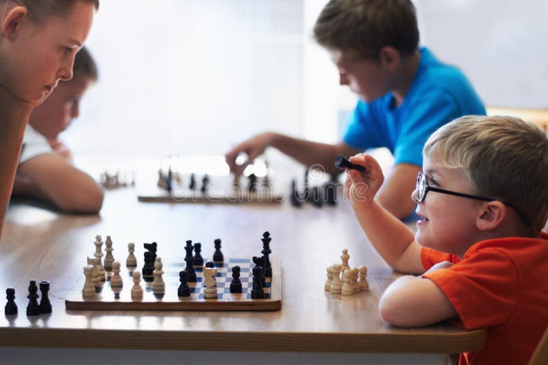 Students, Chess and Playing in a Classroom, Conversation and Thinking ...