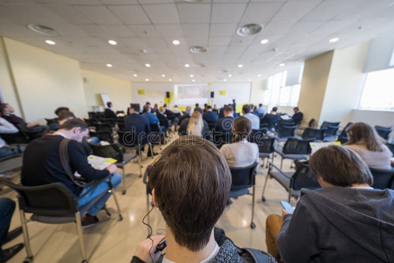 Students in Class during a Lecture Editorial Photography - Image of ...